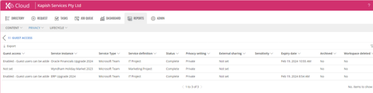 New Update to K365 Cloud - Kapish